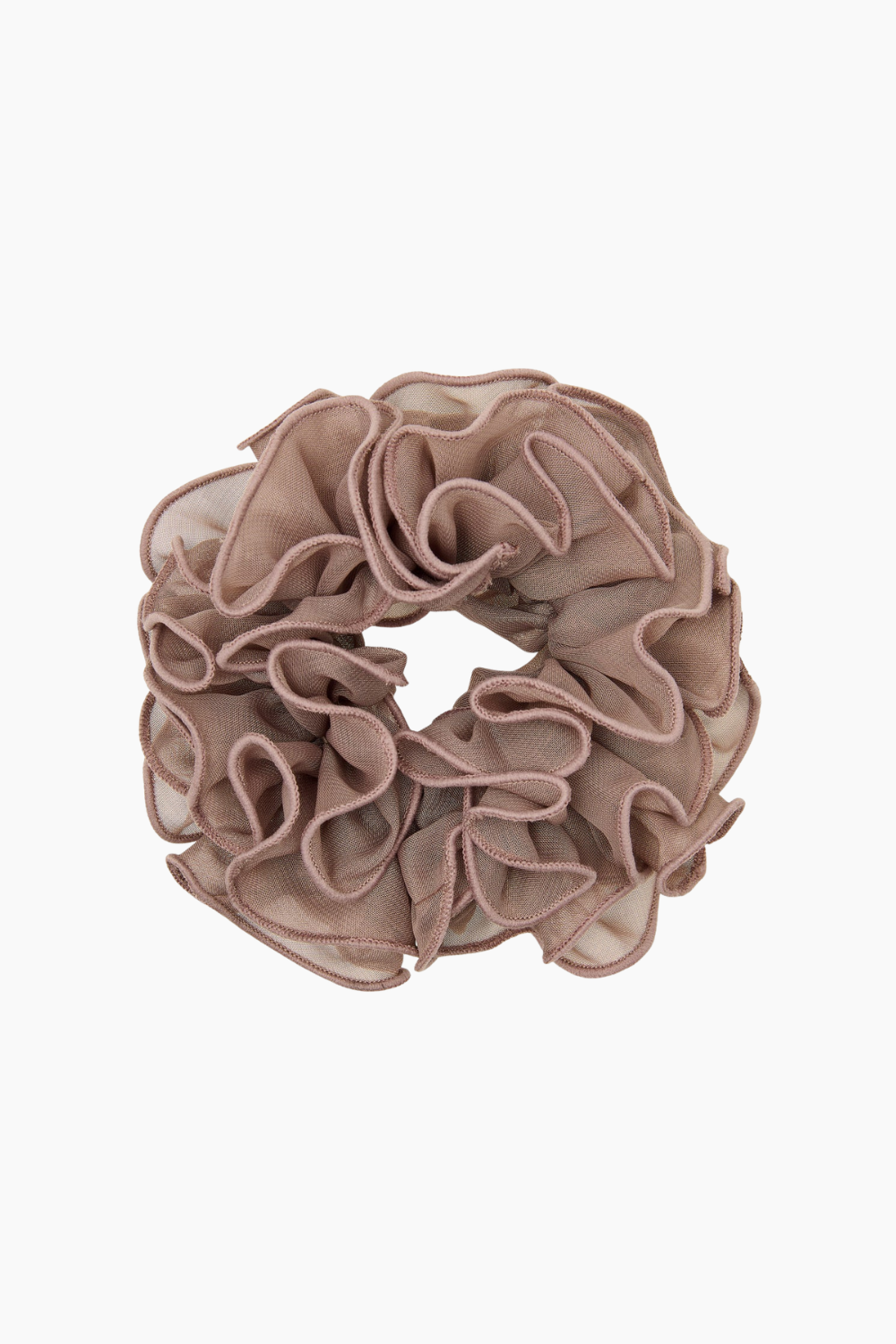 Mavis Scrunchie i Taupe fra Pico - QNTS – QNTS.dk