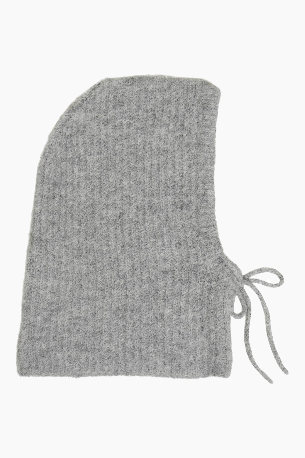 Objmilu Knit Balaclava - Light Grey Melange - Object – QNTS.dk